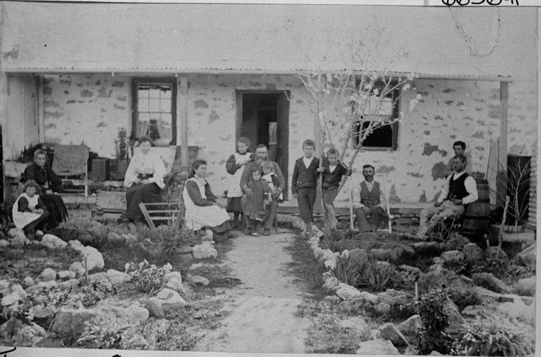 Telegraph lineman Cook and family, Israelite Bay, W.A., 1897. - JPG 136 ...