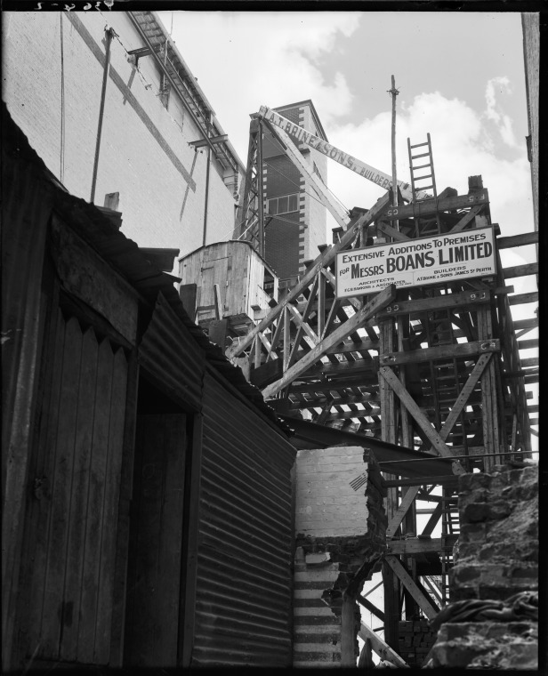 Construction of additions to the Boans Limited building, Perth. - JPG ...