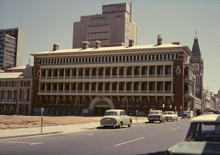 Lands and Surveys Department building, corner of Cathedral Avenue and ...