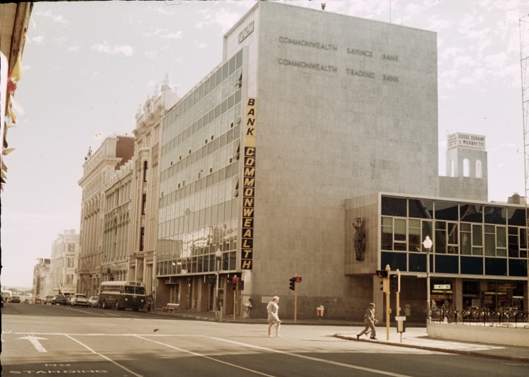Commonwealth Bank building, corner of Hay Street and William Street ...