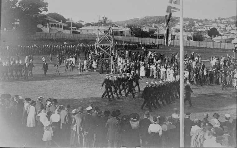 Fire brigades march on the Albany Recreation Reserve for the 15th ...