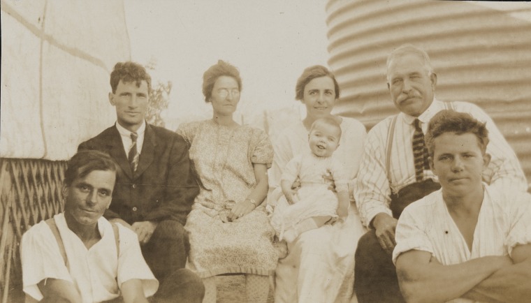 Will Wade, Herbert Reichenbach, Hilda Reichenbach, Mysie Schenk with ...