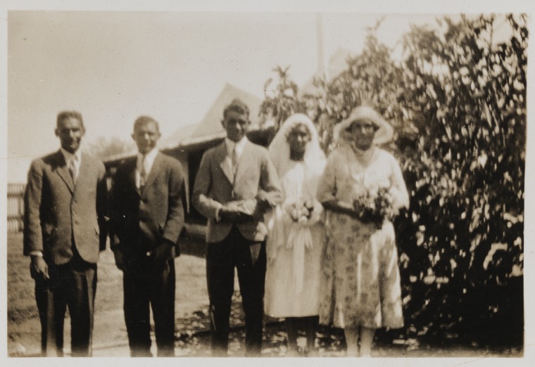 Wedding of Archie Tucker to Ida Ashwin at Mt Margaret Mission. - JPG 93 ...