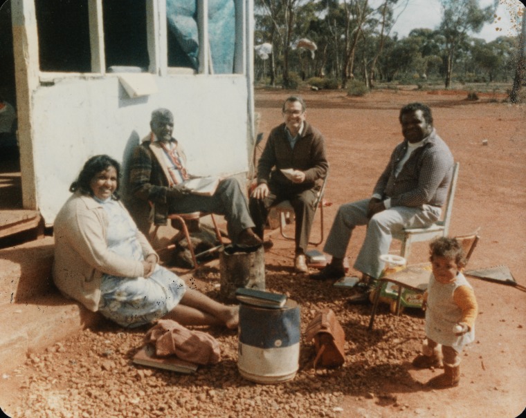 Fay Bilson, Reg Johnston, Don Milnes and Ross Bilson at Kurrawang ...