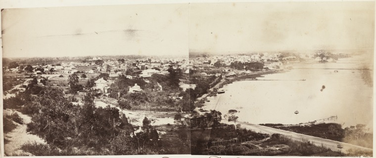 Perth from Mt Eliza, November 1862. - JPG 74.1 KB