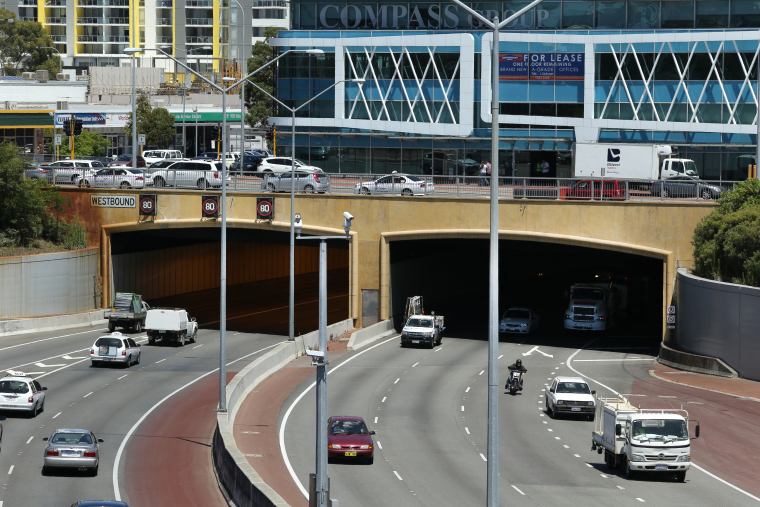 The Graham Farmer Freeway and the Northbridge Tunnel, 8 December 2014 ...