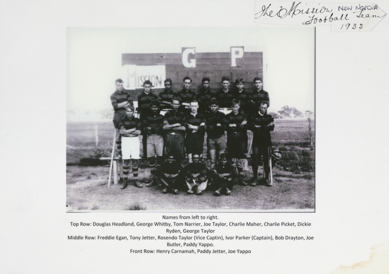 The Mission Football Team, New Norcia. - JPG 73.3 KB