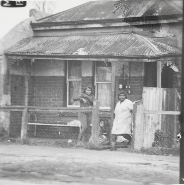Aboriginal family homes in East Perth. - State Library of Western Australia