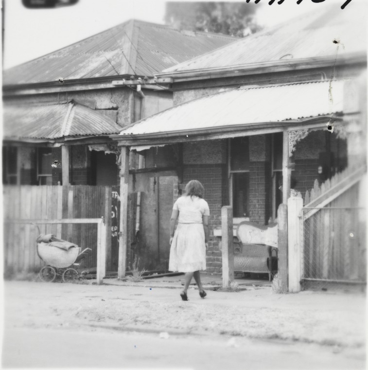 Aboriginal family homes in East Perth. - State Library of Western Australia