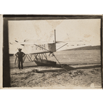 Hans Bertram with his Junkers W-33 seaplane D-1925, Wyndham.