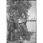 Martin and Julia Walley (holding unidentified baby) at Goomalling.