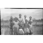 Mavis Walley and Angelina Moody at the old farm near Goomalling with a ...