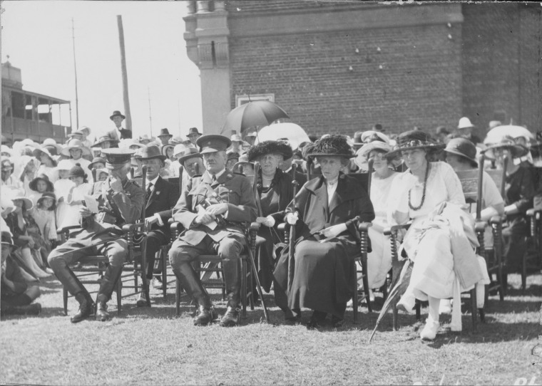 Sir J.J. Talbot Hobbs, Governor Sir Francis Newdegate and Lady ...