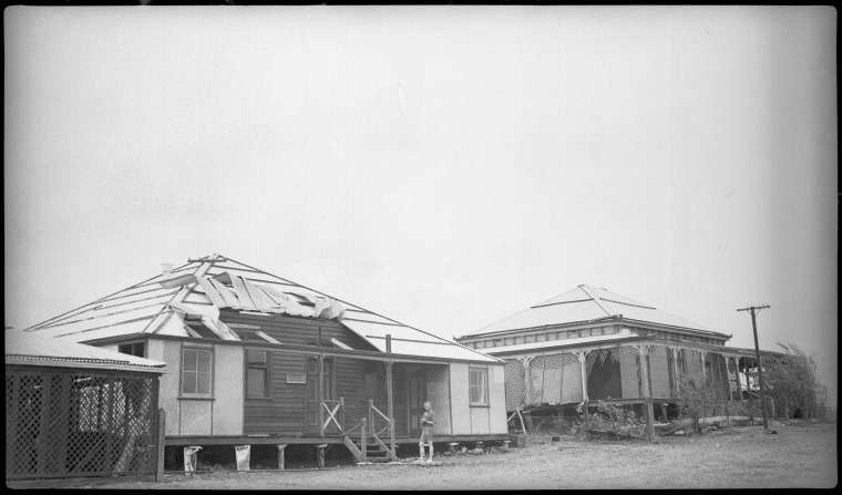 Aftermath of a cyclone at Marble Bar, Western Australia. - JPG 69.0 KB
