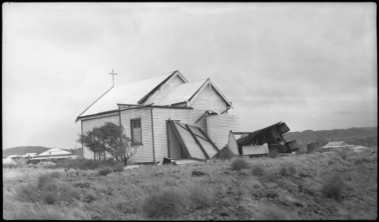 Aftermath of a cyclone at Marble Bar, Western Australia. - JPG 72.4 KB