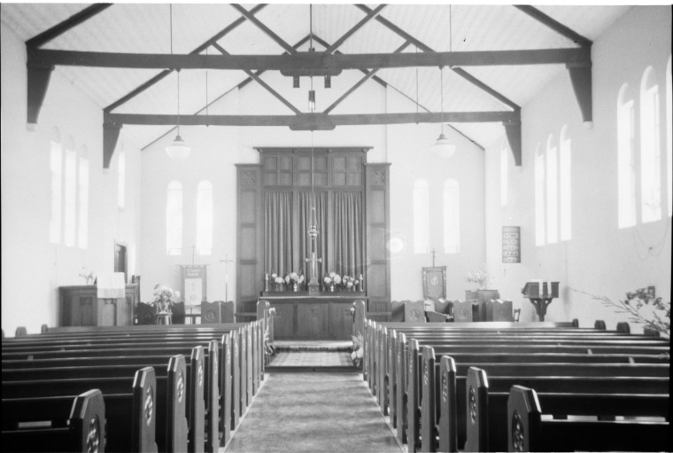 St. Luke's Anglican Church, Maylands interior, 26 December 1953. - JPG ...