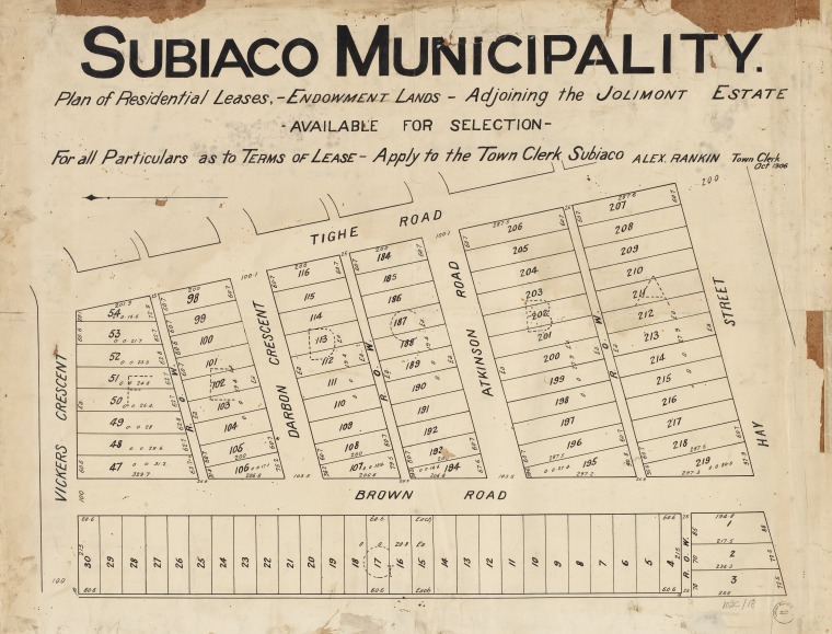 Subiaco Municipality : - JPG 139.6 KB