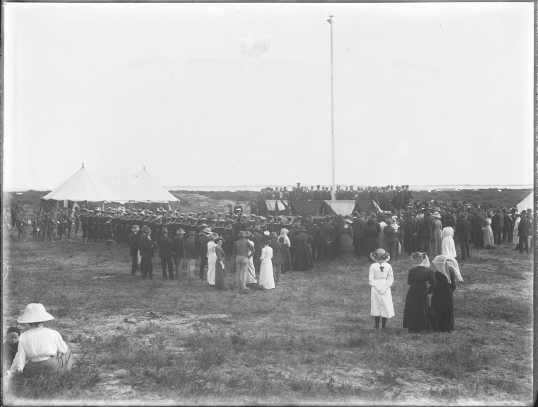Official opening of Henderson Naval Base, Cockburn Sound, 7 May 1913 ...