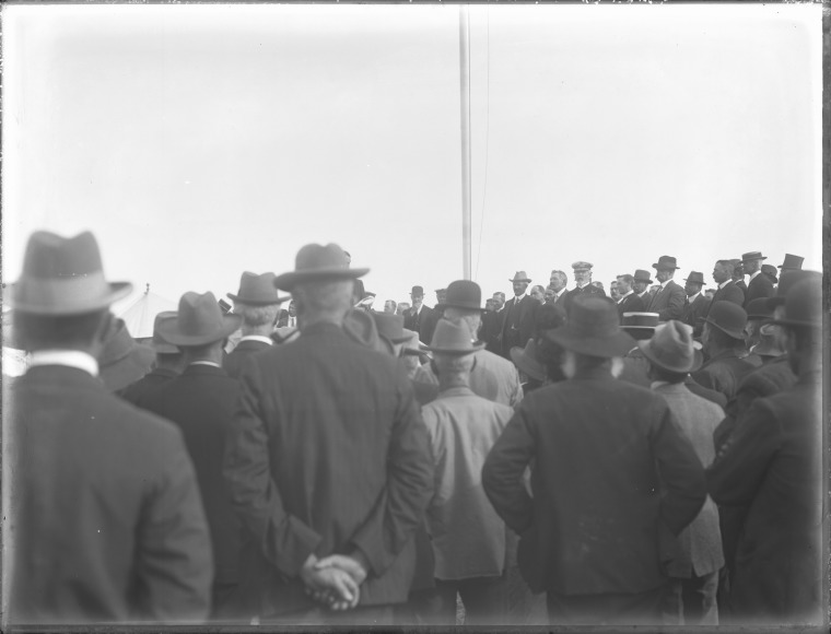 Official opening of Henderson Naval Base, Cockburn Sound, 7 May 1913 ...