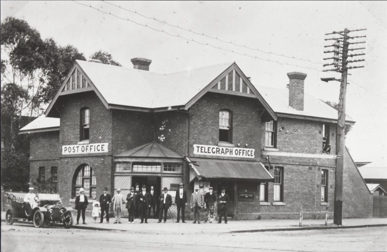 Midland Junction Post Office, April 1913 one month prior to demolition ...