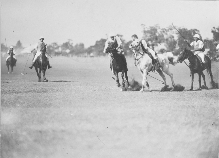 Narrogin vs Mingenew polo match for the Gooch Cup played at South Perth ...