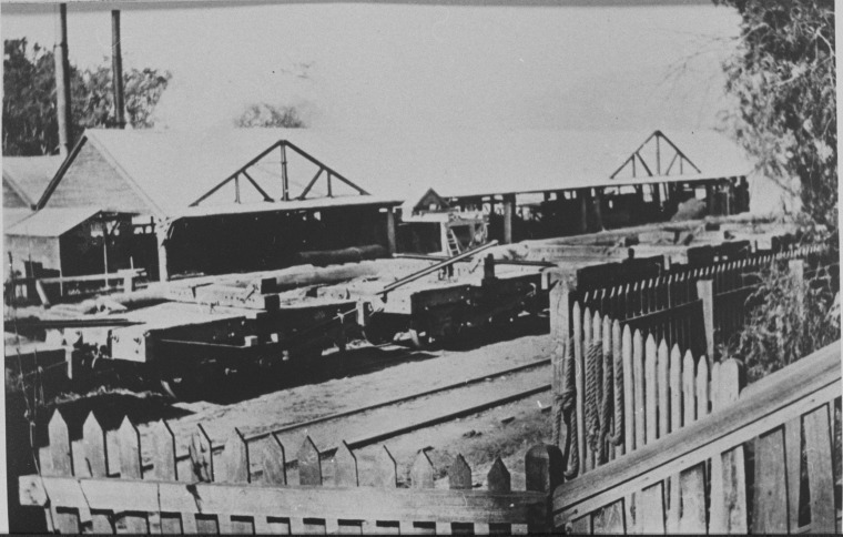 Timber mill at Nanga. - JPG 102.5 KB