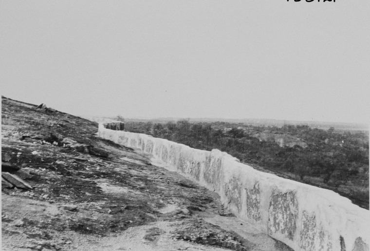 Part of Waddouring before the Water Scheme during construction. - JPG ...