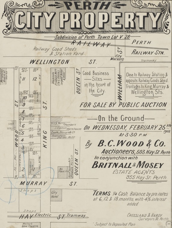 Perth City Property, Subdivision of Perth Town Lot V.28. - JPG 149.8 KB
