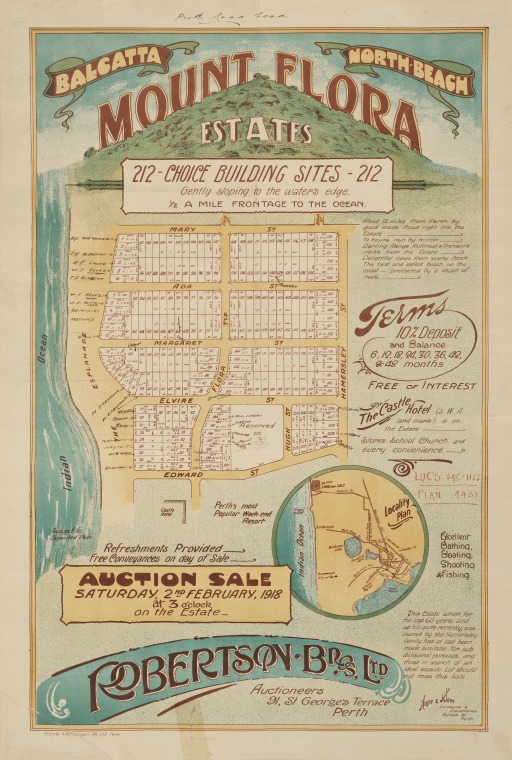 Mount Flora Estates. - State Library of Western Australia