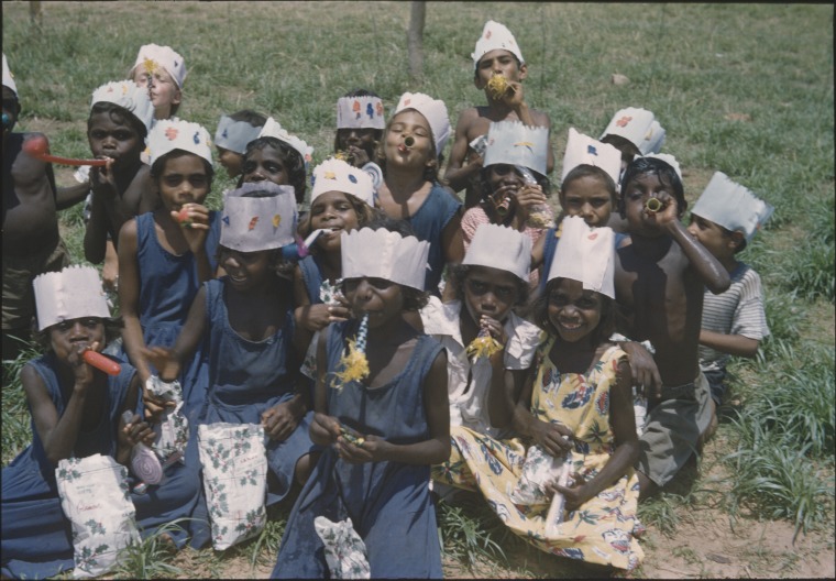 Forrest River Mission School end of year Christmas party. - JPG 127.6 KB