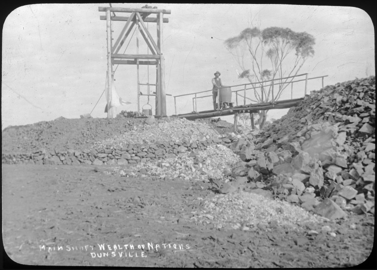 Main shaft, Wealth of Nations, Dunsville. - State Library of Western ...