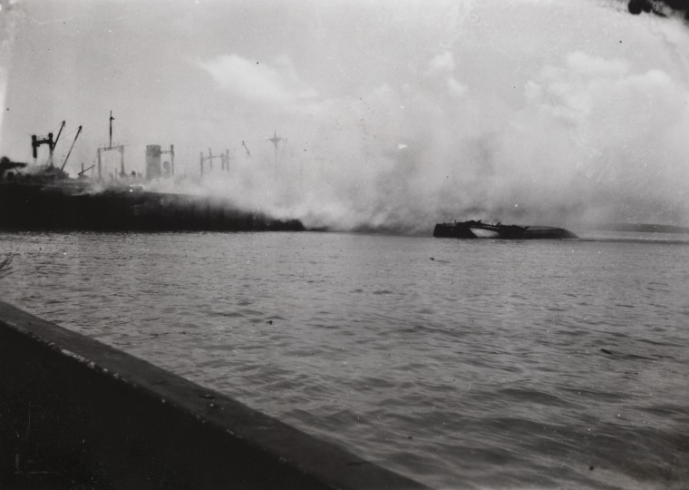 The bombing of Darwin, 19 February 1942. - JPG 74.1 KB