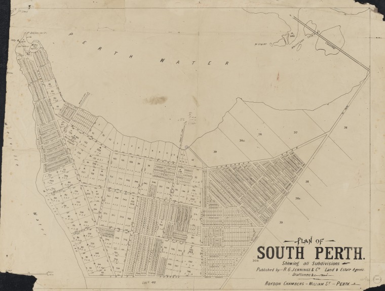 Plan of South Perth : - JPG 0.1 KB