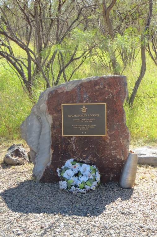 Memorials to the Lockyer brothers at Whim Creek Hotel. - JPG 188.2 KB