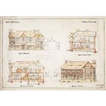 Plans for Septimus Burt's residence, "Strawberry Hill", Adelaide Terrace.