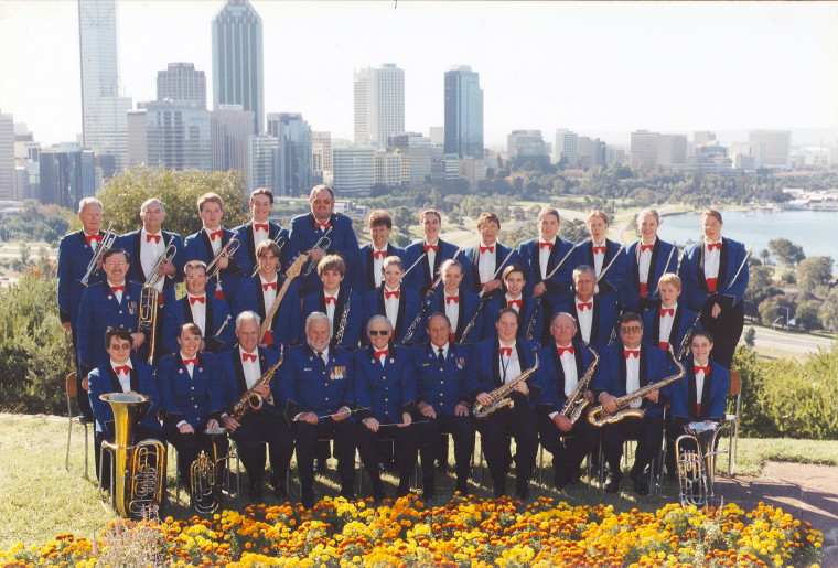 The City of Perth Band concert band in its centenary year. - JPG 153.0 KB