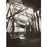 Dr Trumpler and Mr Hosking adjusting the 5-foot camera inside the ...