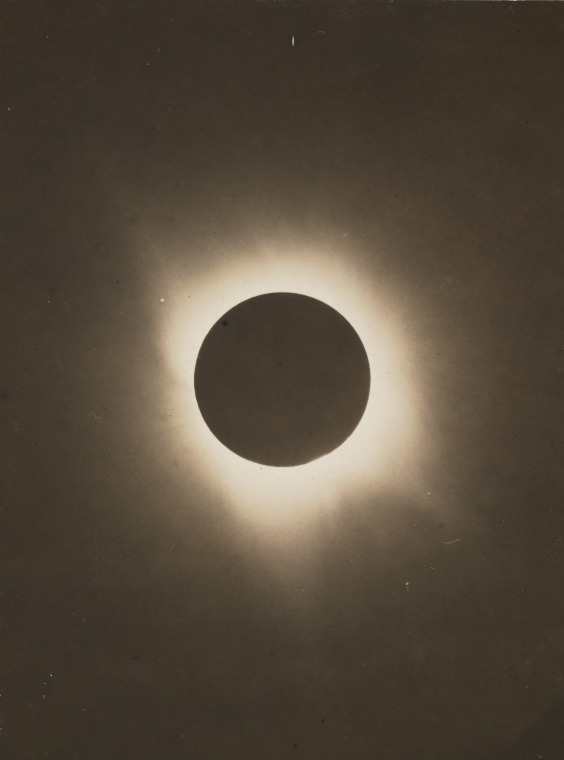 The Solar corona photographed by the Lick Observatory's Floyd telescope ...