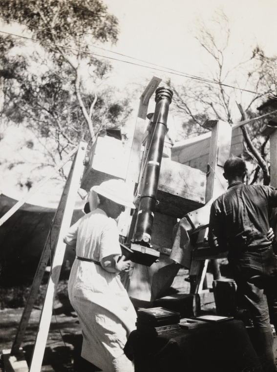 Lick Observatory's Floyd camera, 1922 Wallal Solar Eclipse Expedition ...