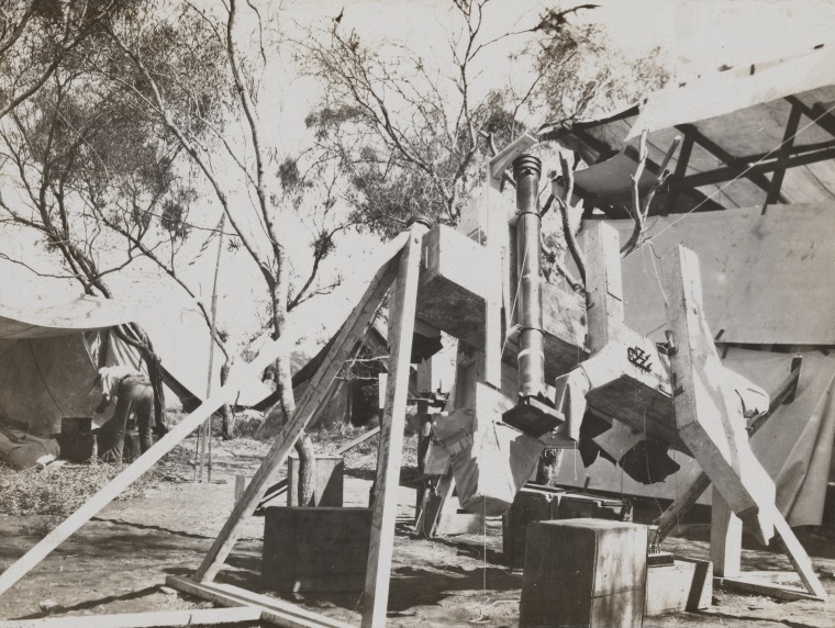 Lick Observatory's Floyd camera, 1922 Wallal Solar Eclipse Expedition ...