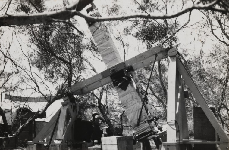 The University of Toronto's 11-foot camera, 1922 Wallal Solar Eclipse ...