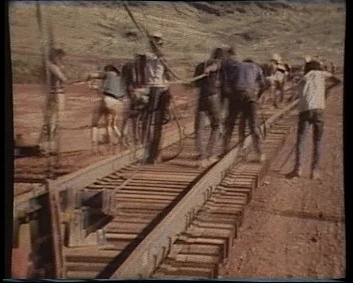 Mount Tom Price mine site general views and first train load. - MP4 508 ...