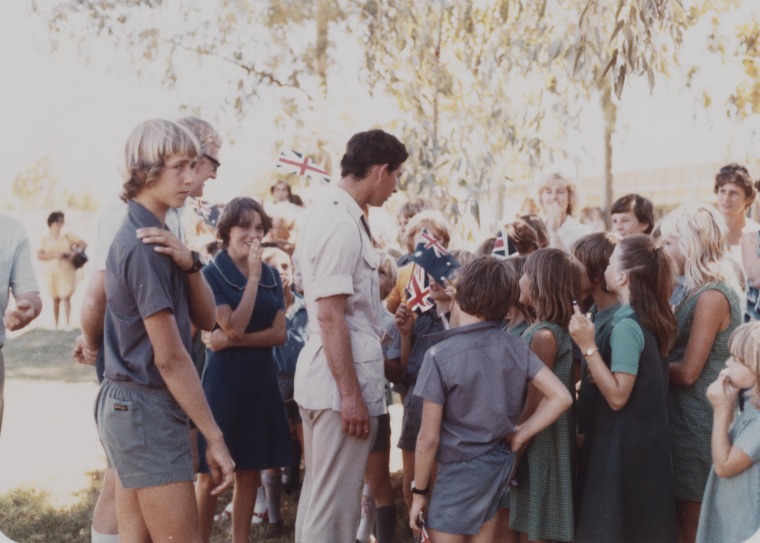 Prince Charles visits Paraburdoo Primary School, 22 March 1979. - JPG ...