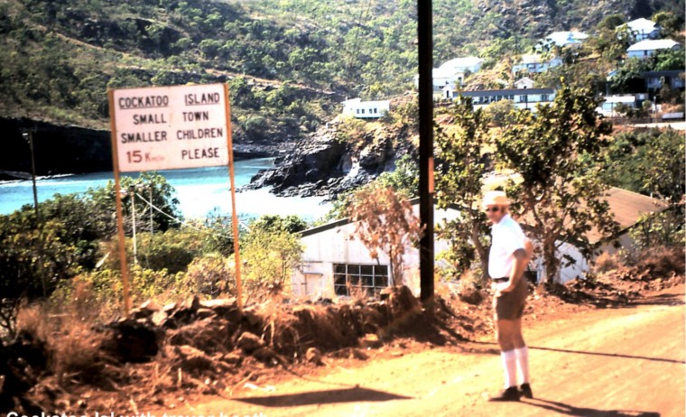 Trevor Booth on Cockatoo Island. - State Library of Western Australia