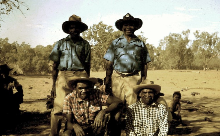Aboriginal stockmen and Native Police at the Fitzroy Crossing picnic ...