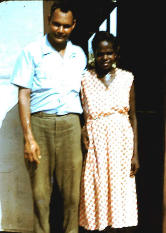 Gogo Station head stockman Jock Shandley and his wife Rita at the time ...