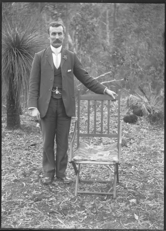 George (Francis George) Pierce at Lyalls Mill. - JPG 142.6 KB
