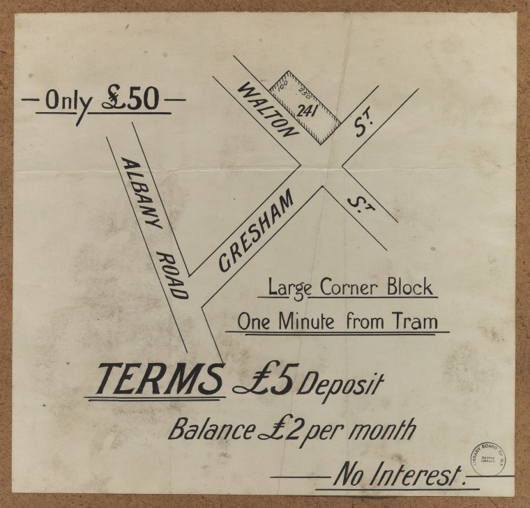 Real estate sales map for a property in Victoria Park. - JPG 129.7 KB