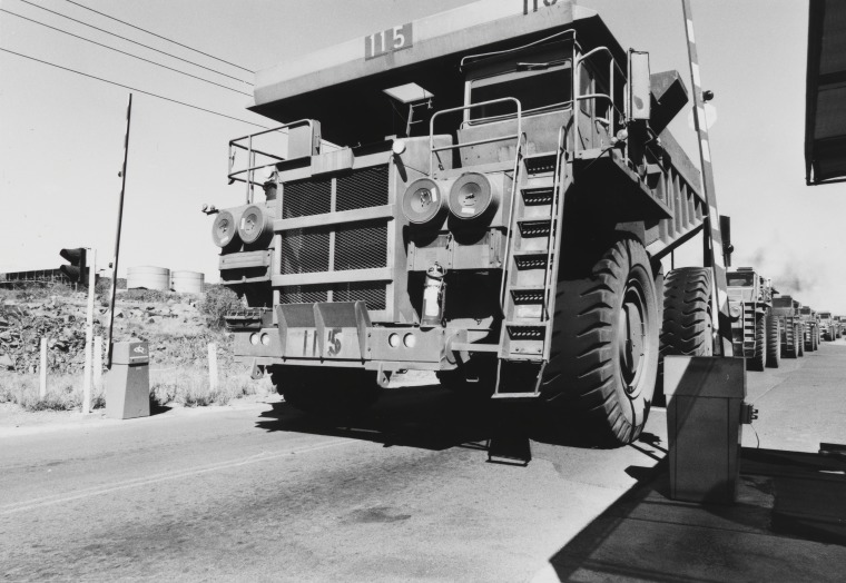 After 11 years service at Mt Tom Price, eight WABCO 120 haul trucks ...