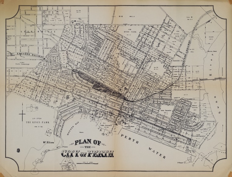 Plan of the City of Perth / - JPG 167.9 KB